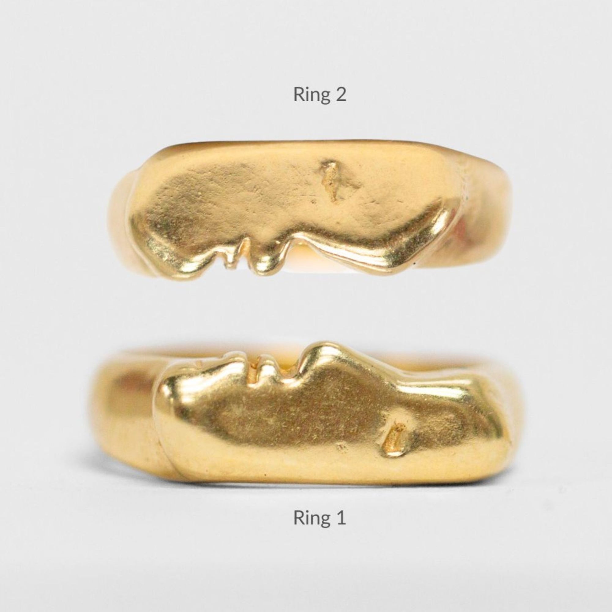 Custom Kiss Rings